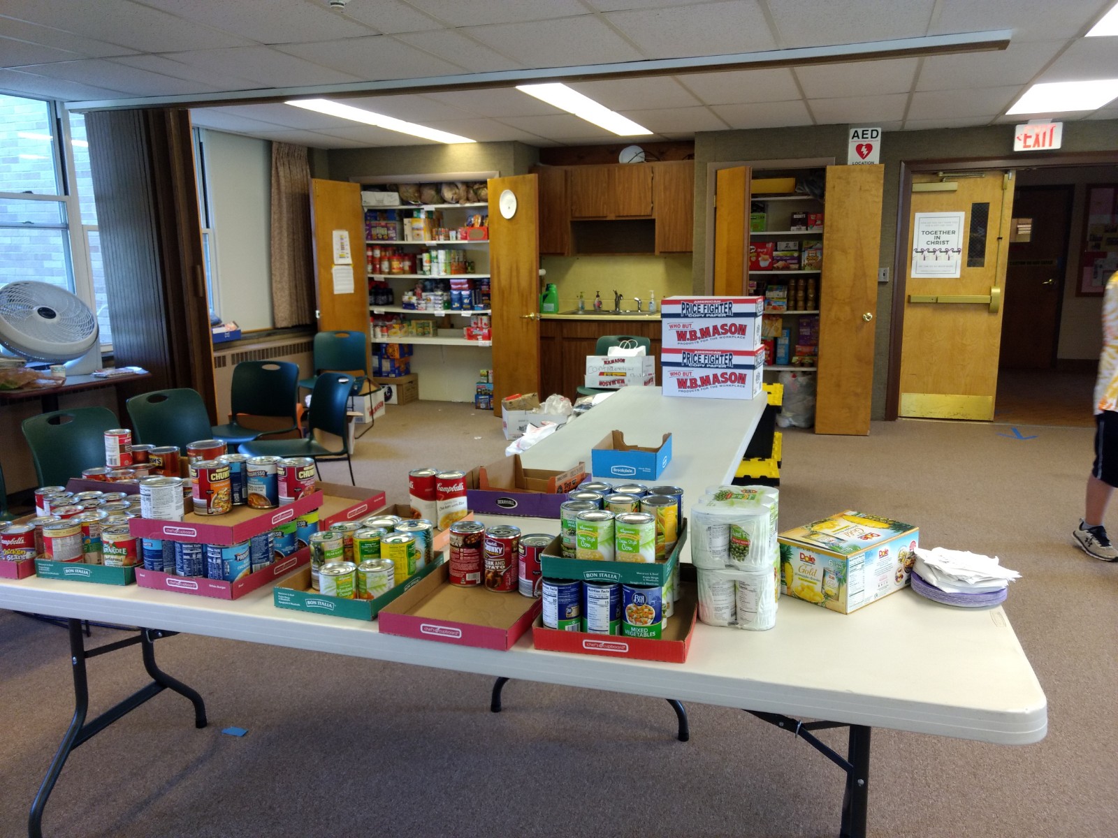 Immanuel Lutheran food drive a big success | webster on the web